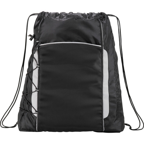 Custom Printed Shock Wave Cinch Drawstring Bags