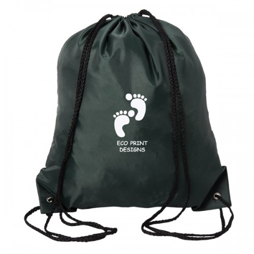 Custom Printed Polyester Aloha Drawstring Knapsack