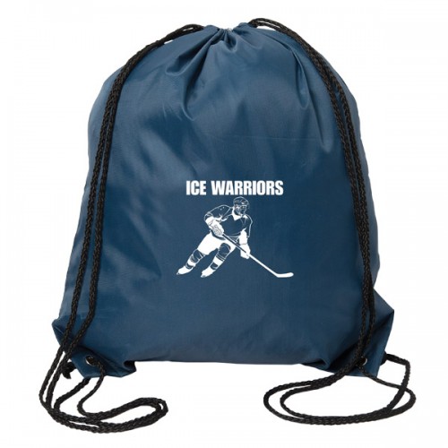 Custom Printed Polyester Aloha Drawstring Knapsack