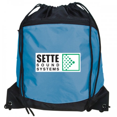 Custom Printed Drawstring Knapsack