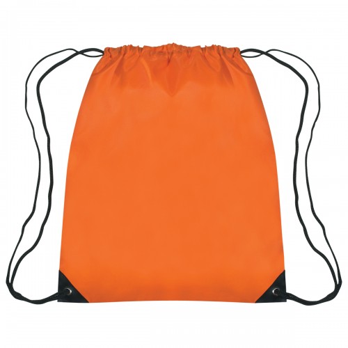 Custom Printed Large Sports Pack Polyester Drawstring Bags