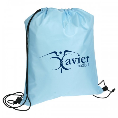 Personalized Drawstring Backpacks - Quick Sling Budget Polyester