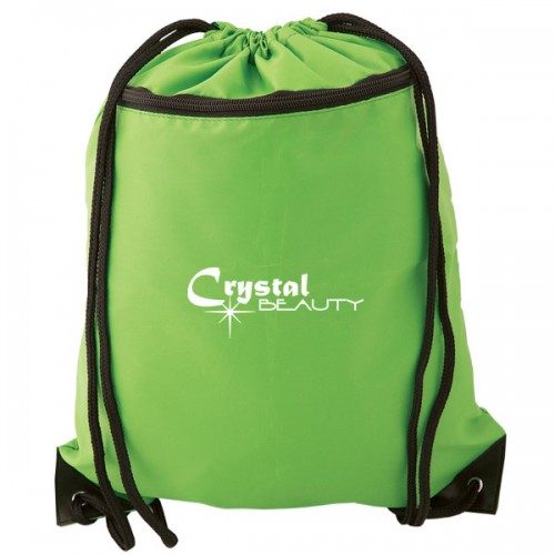 Personalized Polyester Drawstring Knapsack