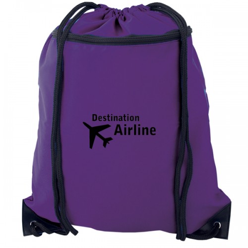 Personalized Polyester Drawstring Knapsack