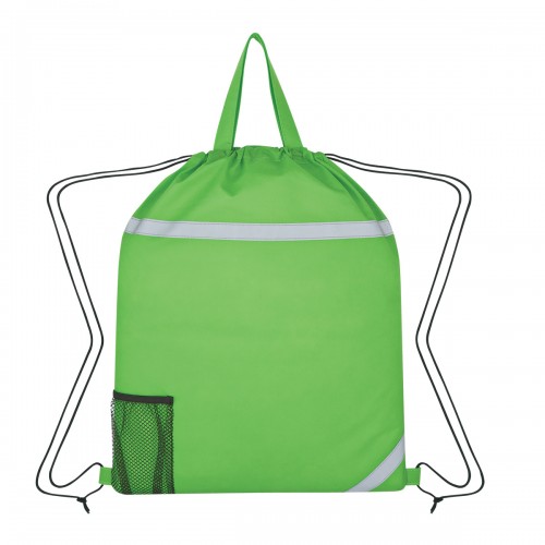 Customized Reflecto-Insulated Polypropylene Drawstring Backpacks