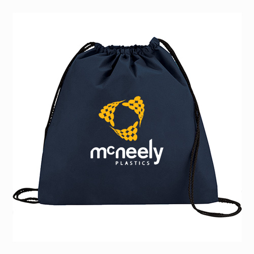 Customized Evergreen Polypropylene Drawstring Cinch Backpacks