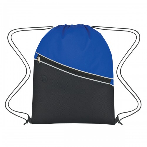 Custom Two-Tone Non-Woven Polypropylene Drawstring Bags