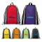 Custom Reflective Polyester Drawstring Cinch Backpacks