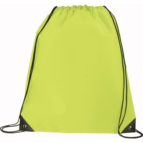 Custom Large Oriole Polyester Drawstring Cinch Backpacks