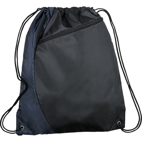 Custom Sonar Polyester Drawstring Cinch Backpacks