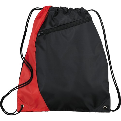 Custom Sonar Polyester Drawstring Cinch Backpacks