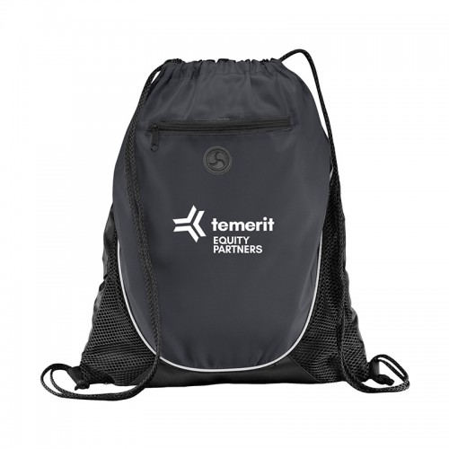 Customized Peek Polyester Drawstring Cinch Backpacks