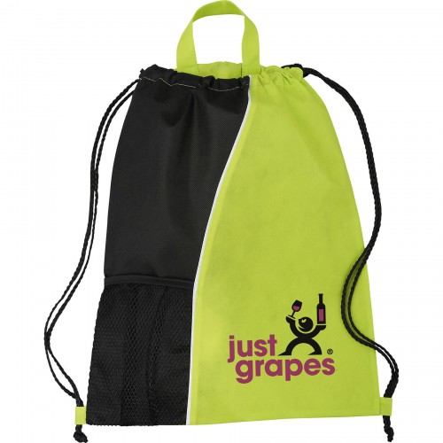 Custom Hitch Polypropylene Drawstring Cinch Backpacks